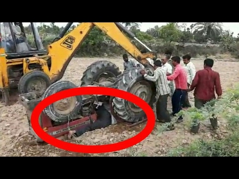 Man Caught Under Flipped Tractor- Dead or Alive? See What Happens - YouTube