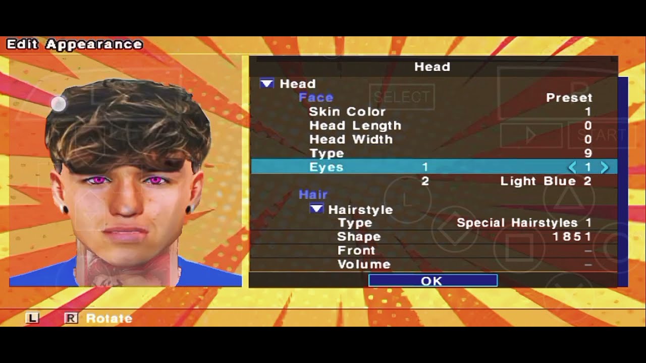 Rilisss!! PES ppsspp V5 Hair,tato,mata kece,60 Fps smooth,kits 24/25 ...