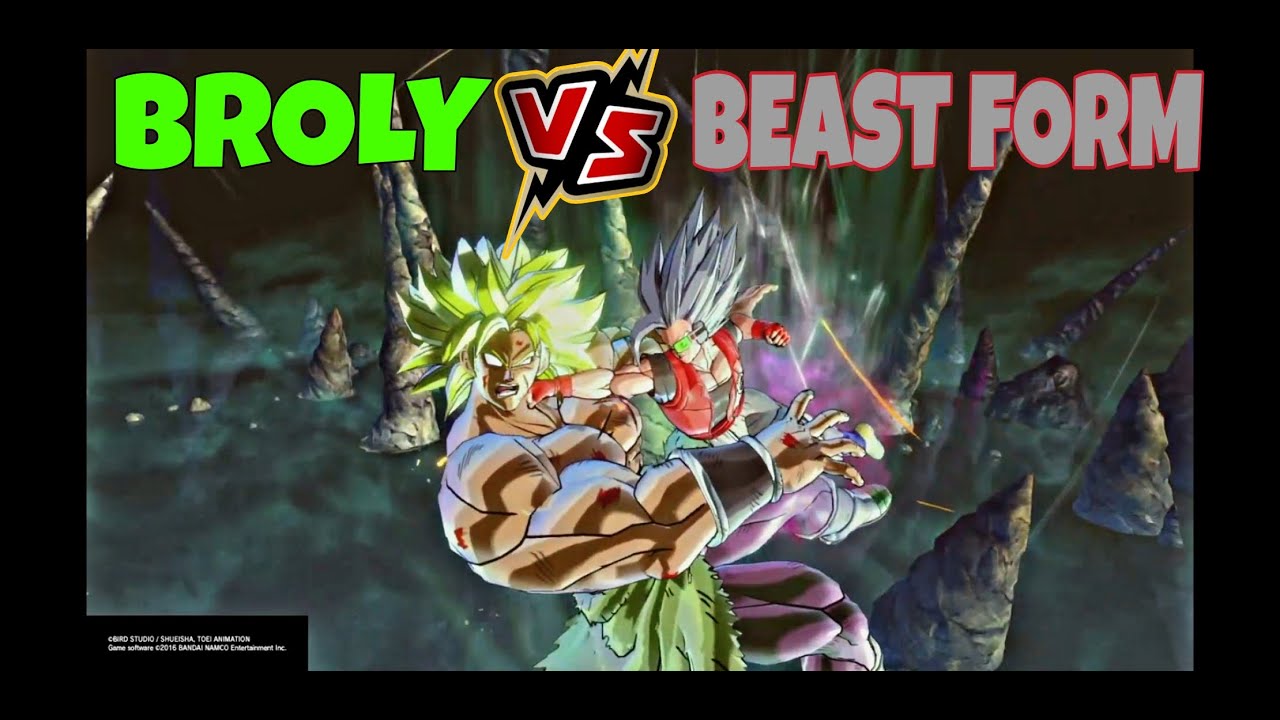 Beast Form VS Broly (Full Power Super Saiyan) (HD) | Dragon Ball ...