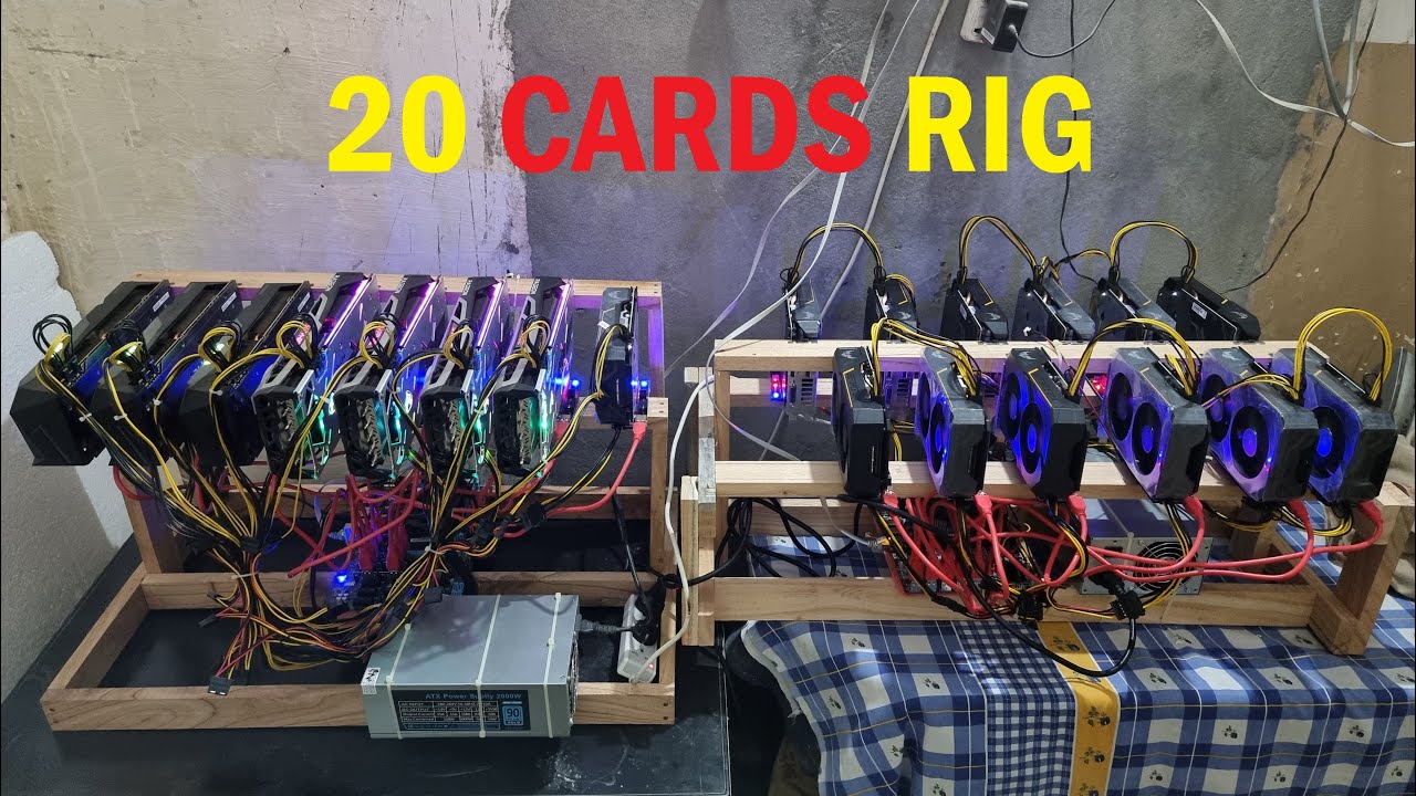 20 Cards Rig (845 MHS) 6800xt, 1660ti Mining Rig in pakistan| Pakminer ...