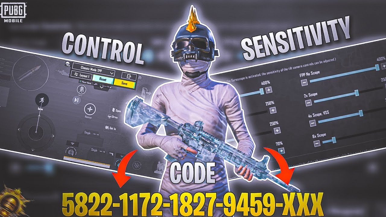 NEW UPDATE 2.9.0 😈 BEST SENSITIVITY CODE + CONTROL SETTINGS PUBG MOBILE ...