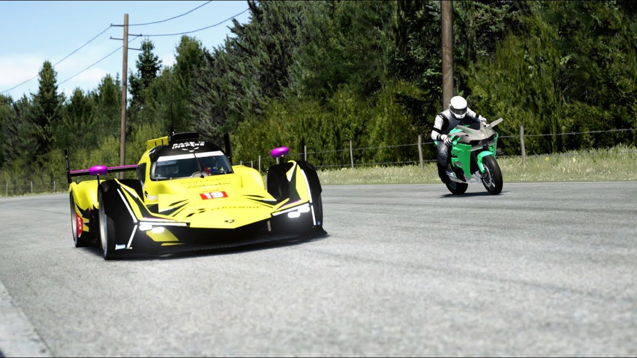 Kawasaki Ninja H2R Supercharged vs Lamborghini SC24 LMDH vs Mercedes ...