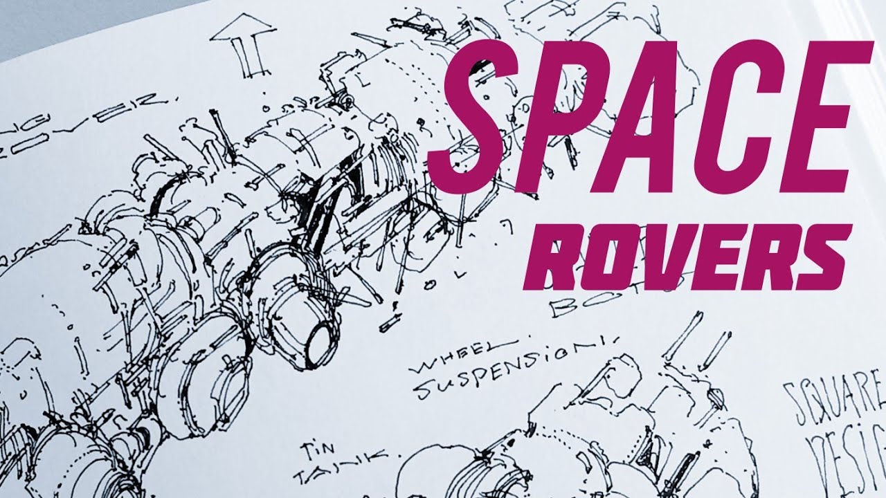 Drawing Rover Vehicles in My Sketchbook: Detailed And "Nearly ...