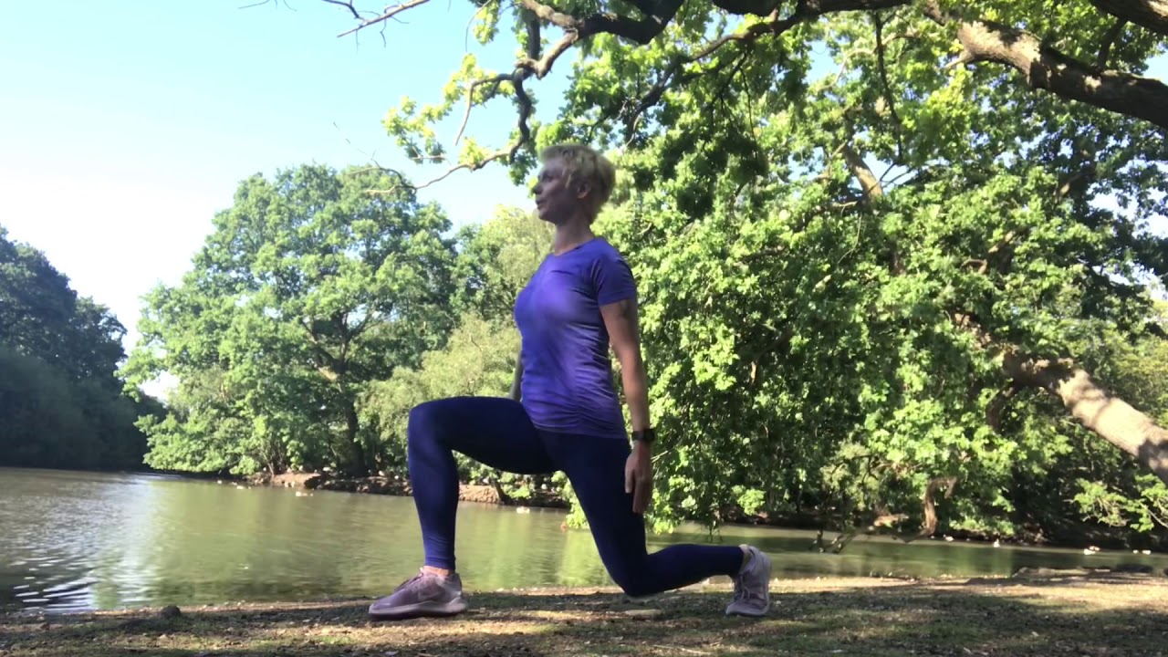 Static Split Squat Side Bend - YouTube