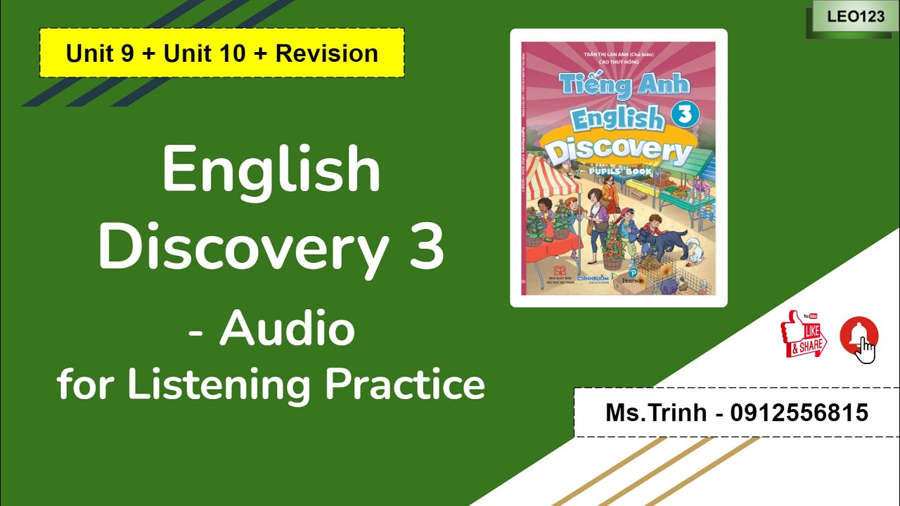 English Discovery 3 - Unit 9 - Unit 10 - Revision - Audio for Listening ...