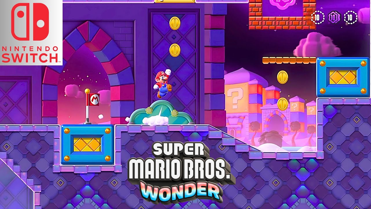 CROUCHING HIGH JUMP II (BADGE CHALLENGE) 🌟 | SUPER MARIO WONDER (FULL ...