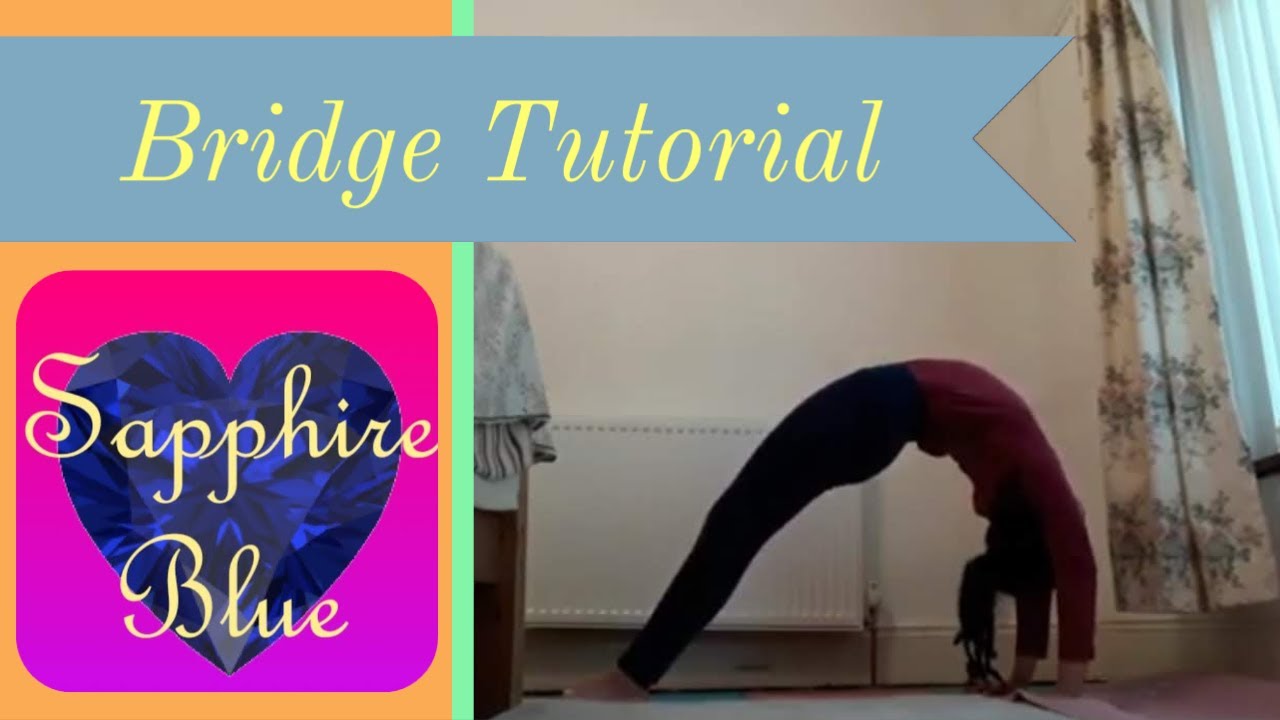 Gymnastics: How to get into a bridge - tips and tricks - YouTube