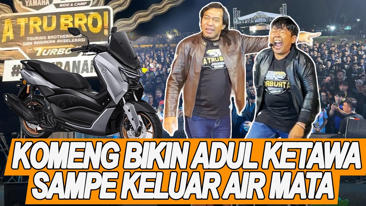 PECAH BRO !!! KOMENG DAN ADUL LAUNCHING MOTOR YAMAHA NMAX TURBO TERBARU ...