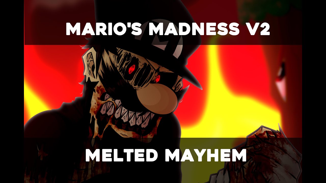 [FNF] Mario's Madness v2 | Melted Mayhem | SpeedPaint! - YouTube