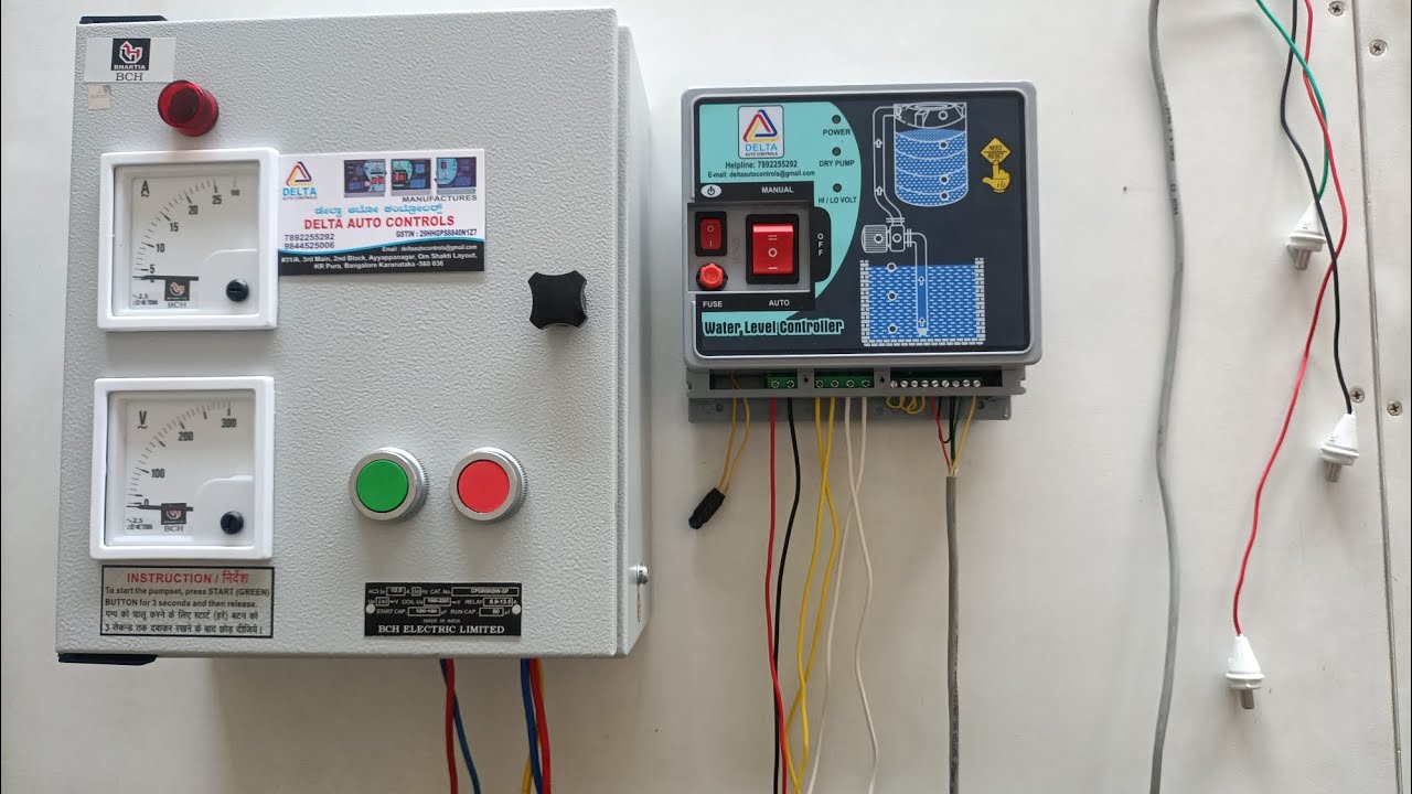 submersible waterlevel controller - YouTube