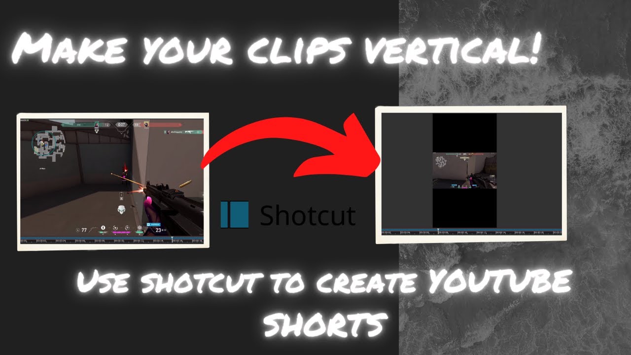 HOW TO USE SHOTCUT TO CREATE A VERTICAL CLIP FOR YOUTUBE SHORTS - YouTube