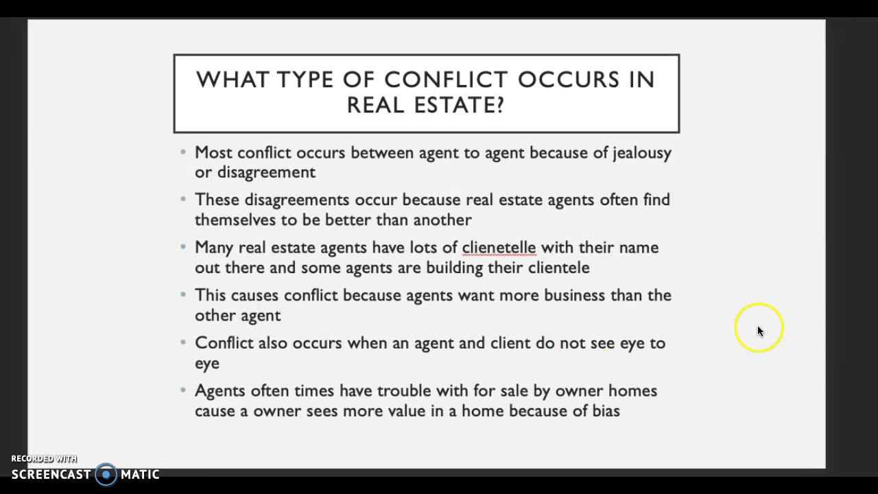 Reducing Real Estate Conflict - YouTube