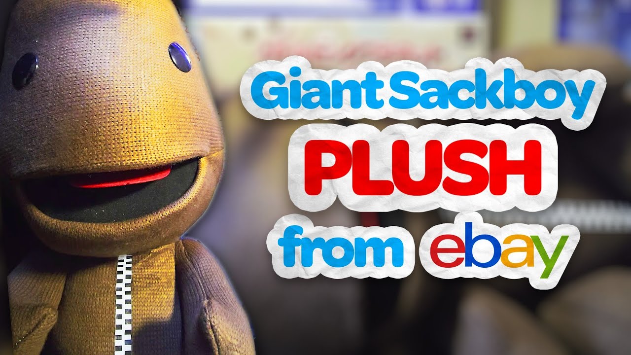 GIANT Sackboy Plush 60cm!! - YouTube