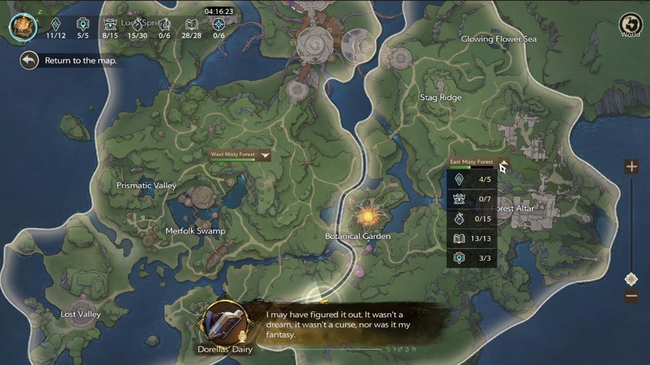 Tarisland: How to find all Continental Codex(13/13) in East Misty ...