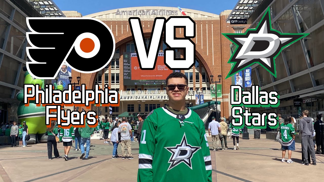 Dallas stars vs Philadelphia flyers game vlog - YouTube