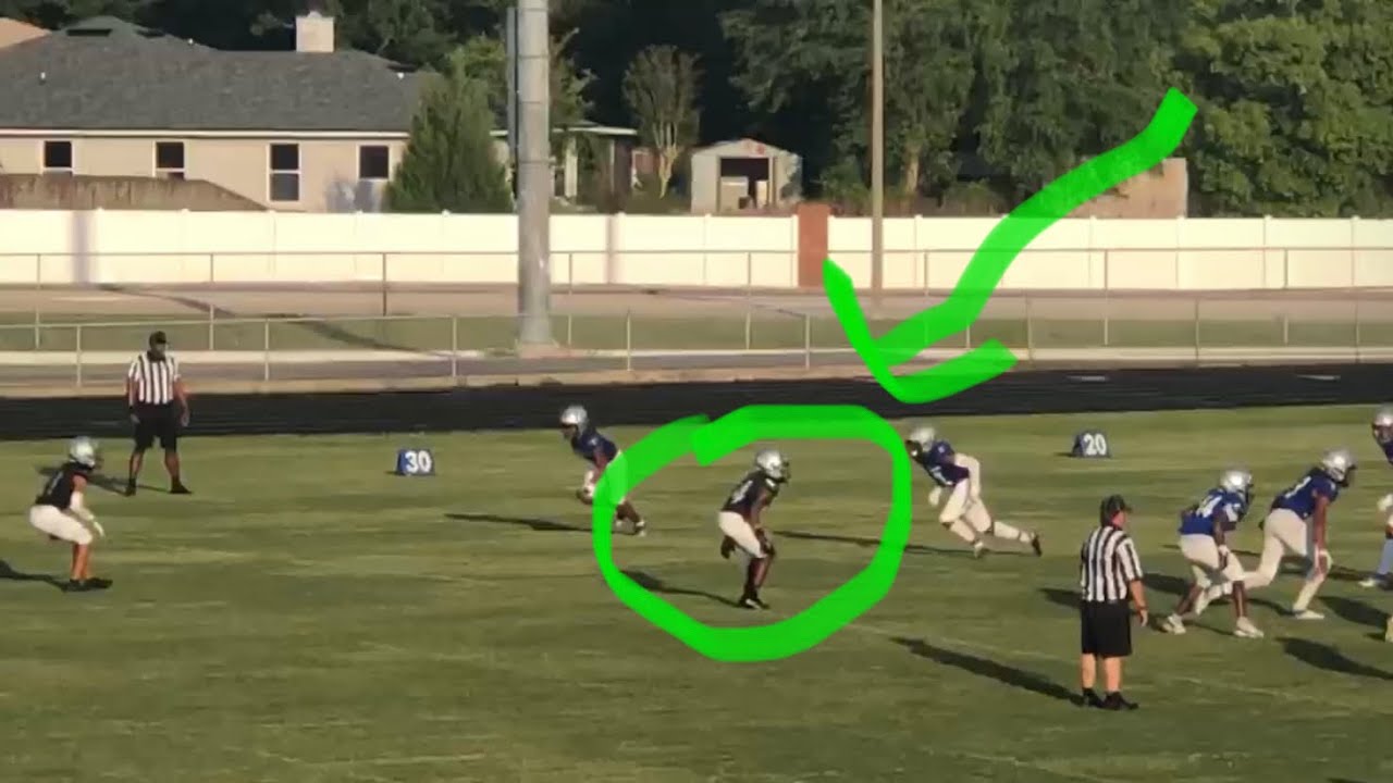 Chase down tackle!! 🏈💯 - YouTube