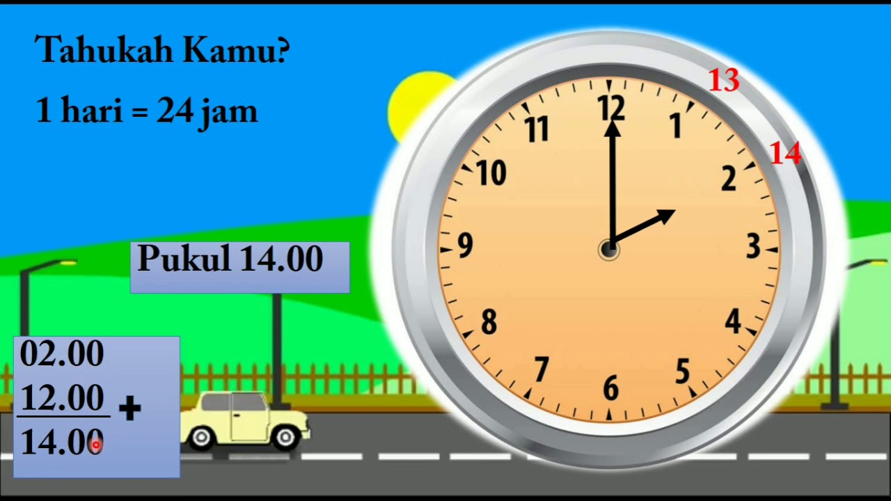 Mengenal cara membaca jam dengan sistem 24 jam - YouTube