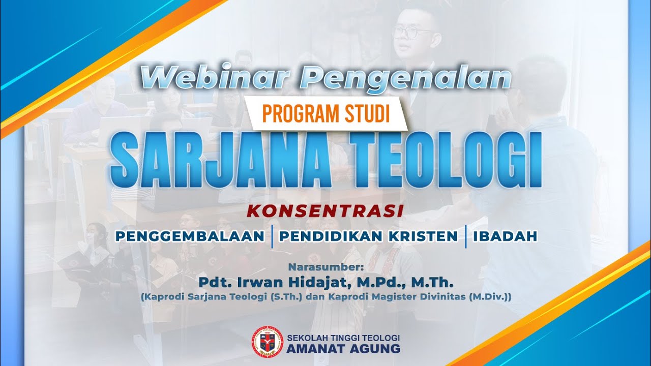 Webinar Program Studi Sarjana Teologi Konsentrasi Penggembalaan, Pendidikan Kristen, dan Ibadah ...