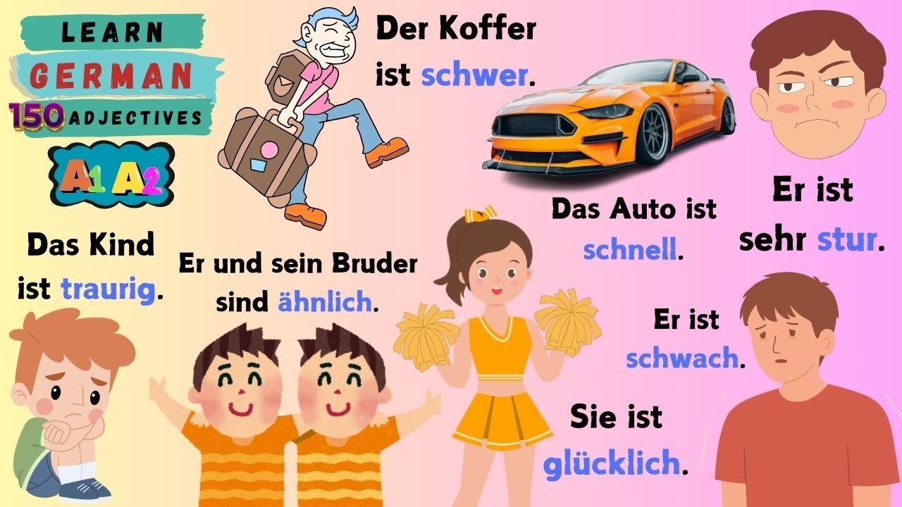 Boost Your German Skills With These Important Adjectives For Beginners ...