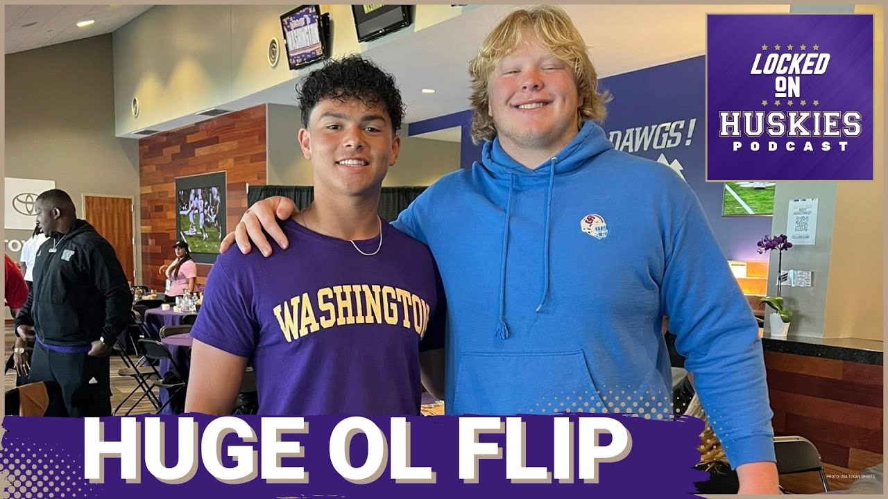 Washington Flips Three-Star OL John Mills Away From Texas | Washington Huskies Podcast - YouTube