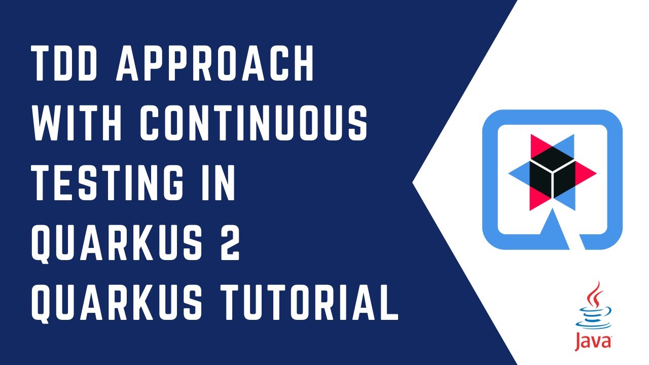 Tdd Approach With Continuous Testing In Quarkus 2 Quarkus Tutorial Quarkus Cloudnative 6898