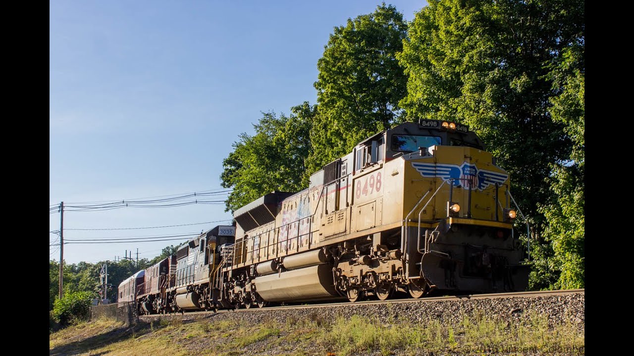 Trains on Pan Am District 3 - YouTube