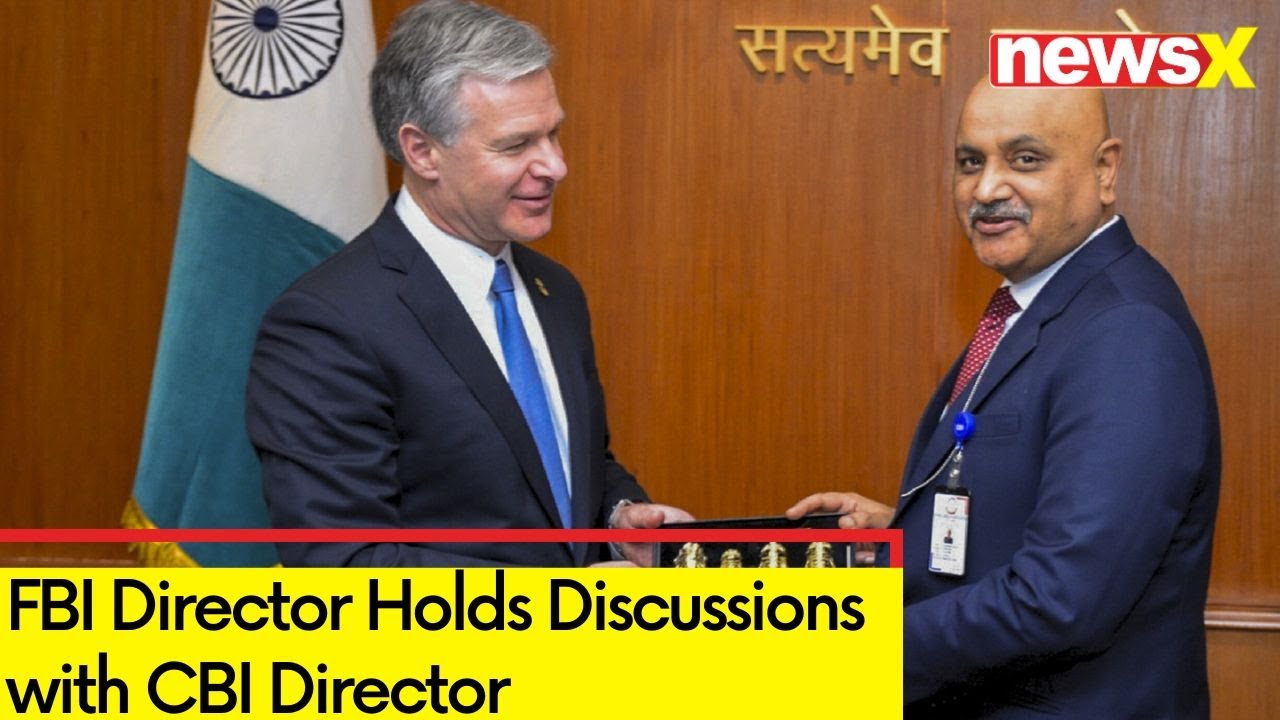 FBI Director Holds DIscussions with CBI Director | Recognised ...