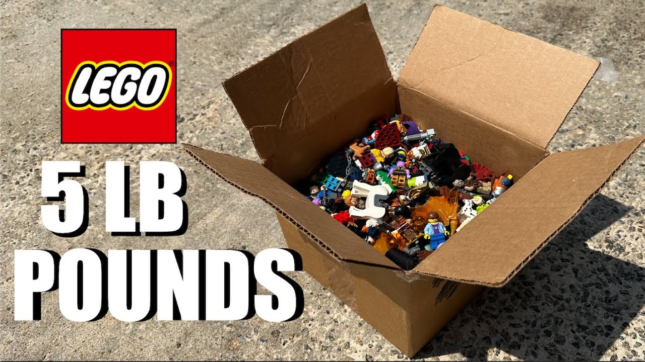 5 POUNDS OF LEGO MINIFIGURES - YouTube