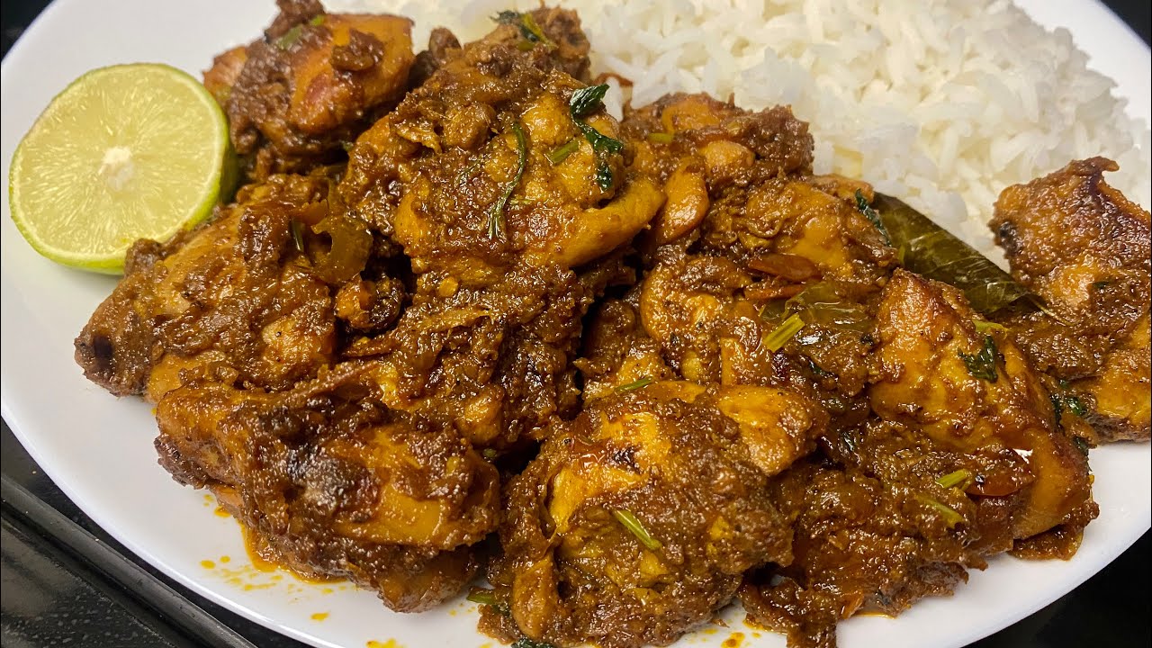 Spicy Chicken Sukka | Tasty Chicken Chukka Recipe - YouTube