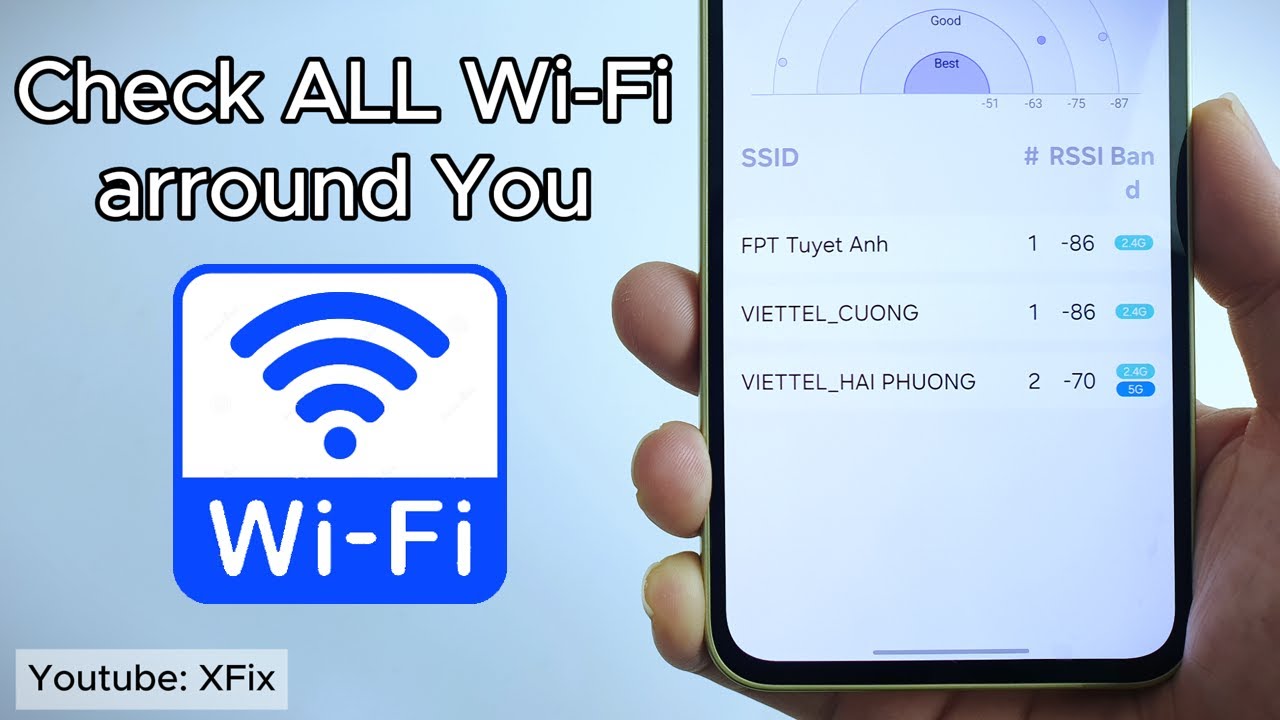 Check All Wi Fi signal around you using Mobile - YouTube