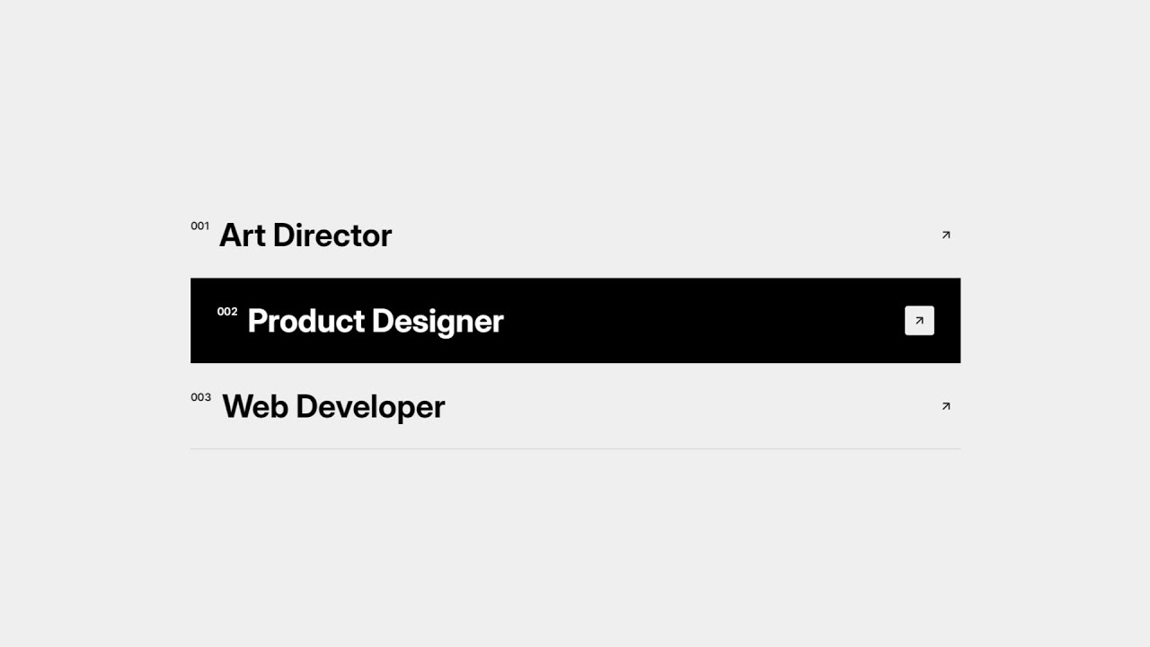 A Fun List Item Interaction in Webflow - YouTube