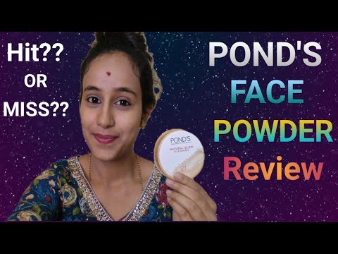ponds face powder review ☺️☺️ - YouTube