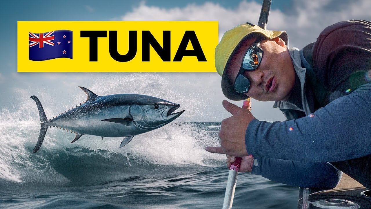 Catching MASSIVE TUNA (Southern Bluefin) in New Zealand's East Cape! - YouTube
