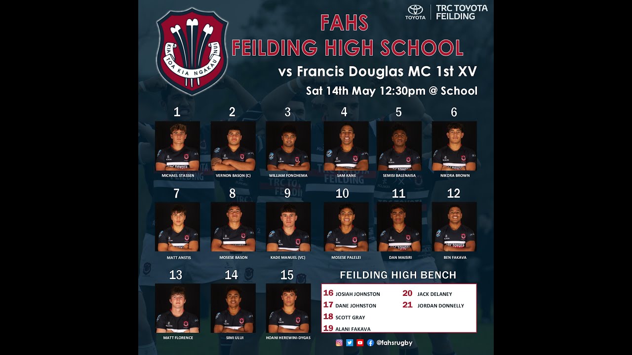 FAHS 1st XV vs FDMC 1st XV - 1st Half - 14 May 2022 - YouTube