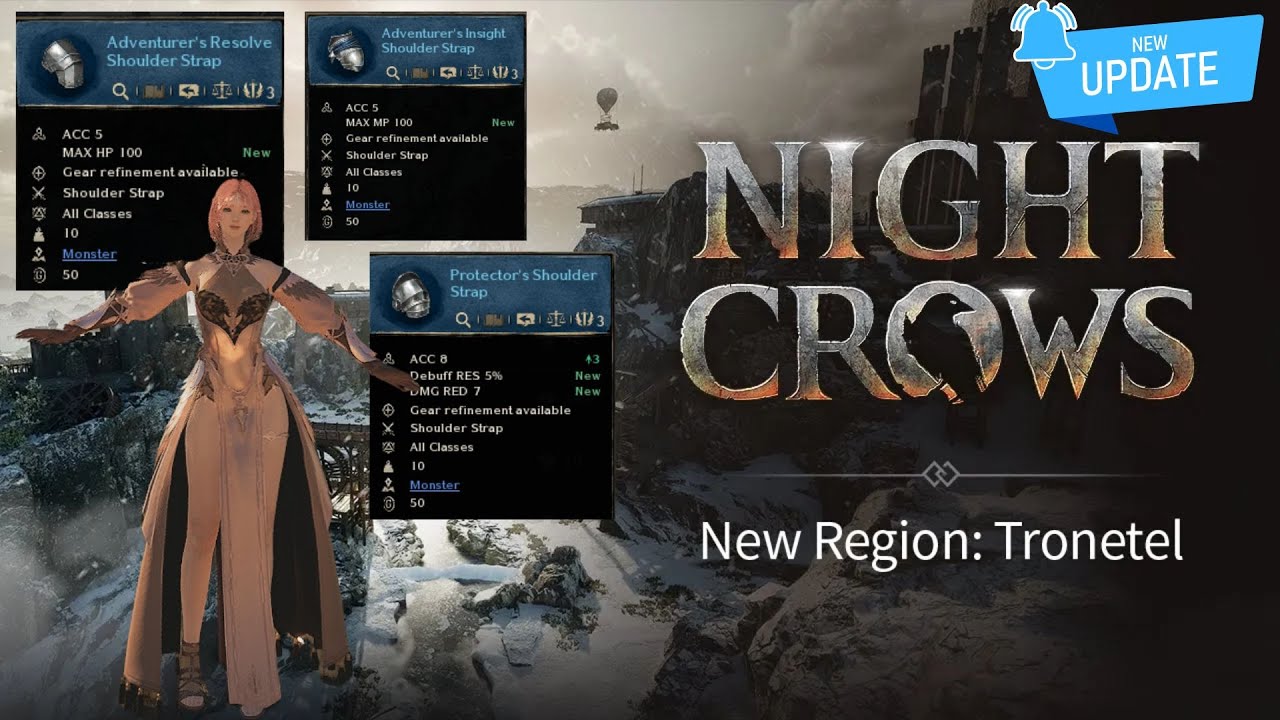 Night Crow: New Accesories | Shoulder Straps | - YouTube
