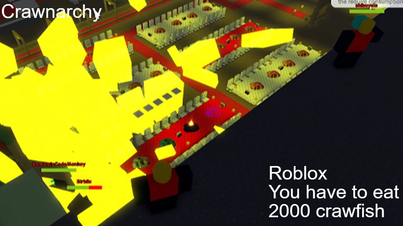 Roblox you have to eat 2000 crawfish: Crawnarchy - YouTube