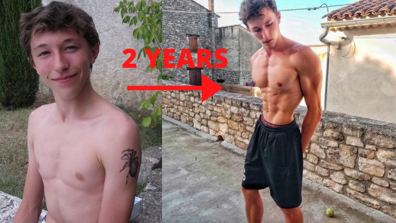 My 2 years BODY TRANSFORMATION 16-18 - YouTube