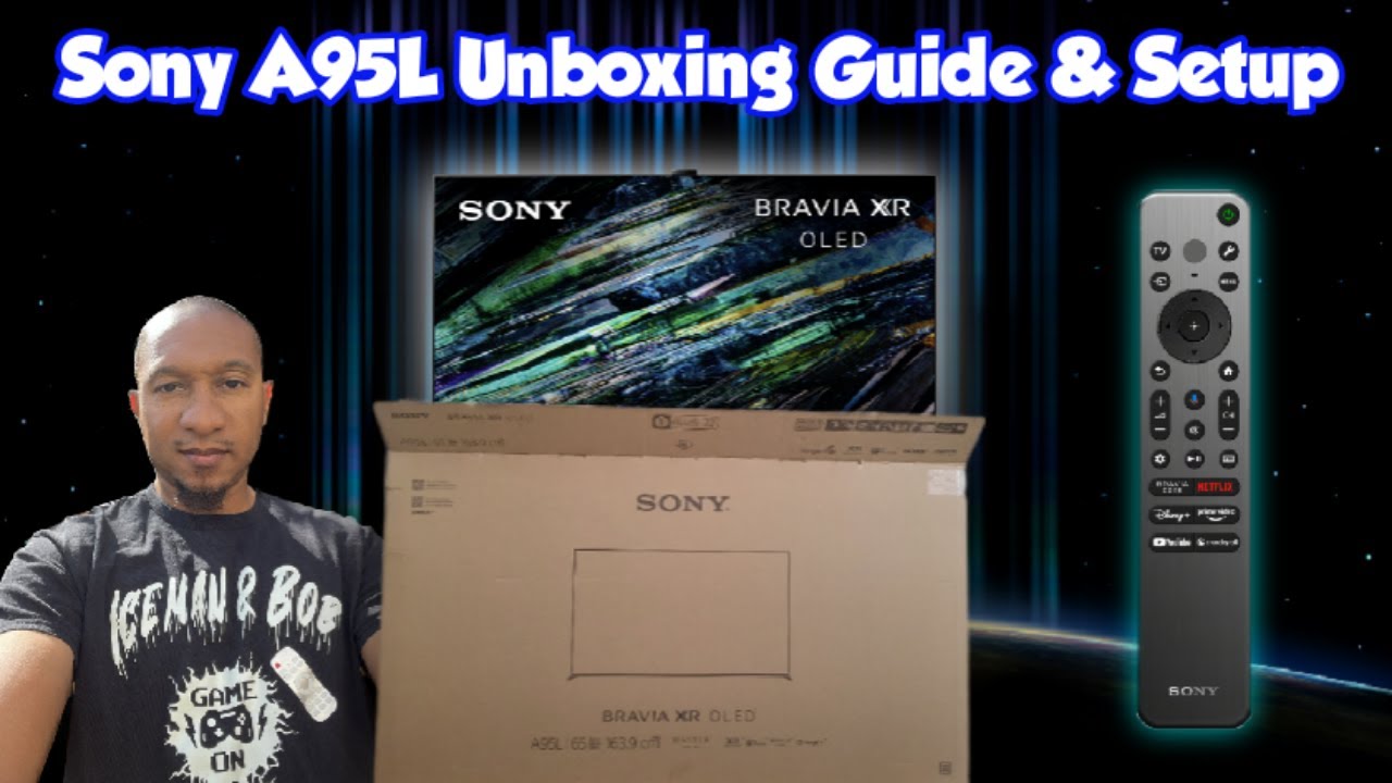 Sony A95L Quick Unboxing Guide and Initial Setup - YouTube