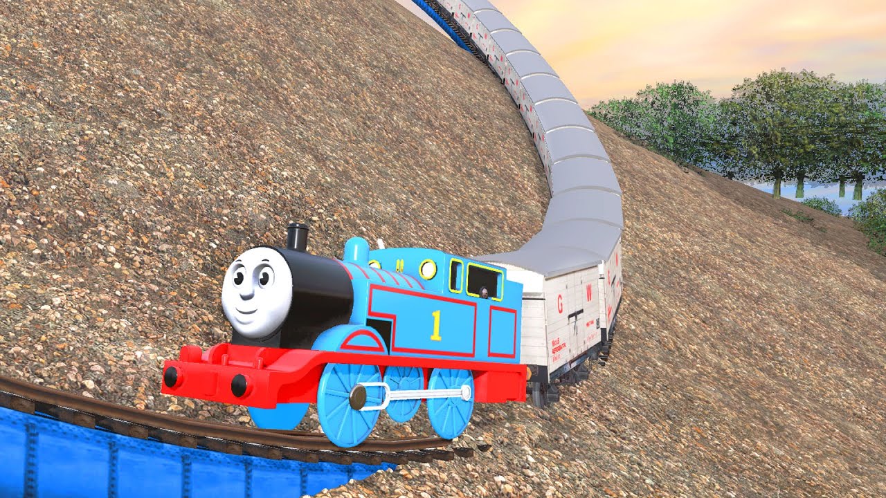 Unbelievable! Dance Train Thomas Crosses Extreme Rails Circling ...