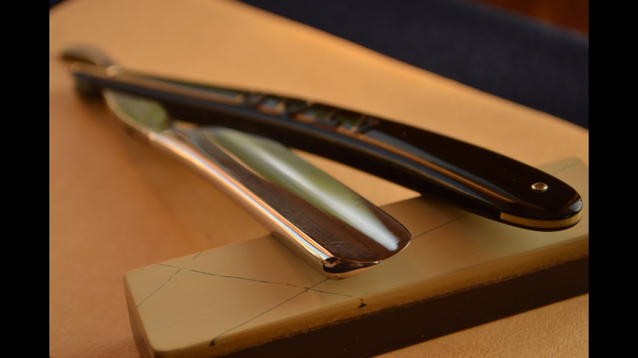 straight razor restoration c. friedrich ern solingen - YouTube