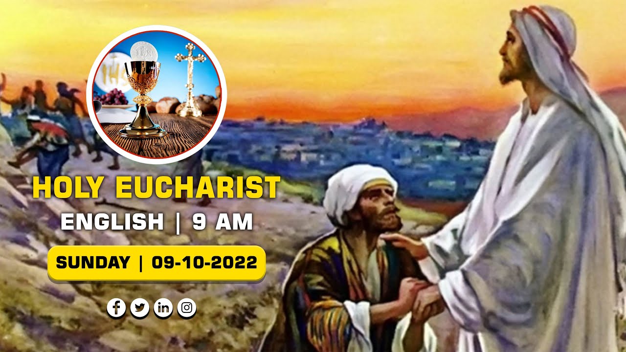 09.10.2022 | Sunday | English Live Mass | Rev. Fr. Cyril Victor - YouTube