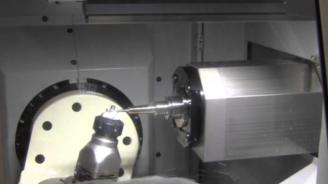 High-Speed Multi-Axis Machining of a Small Blisk - YouTube