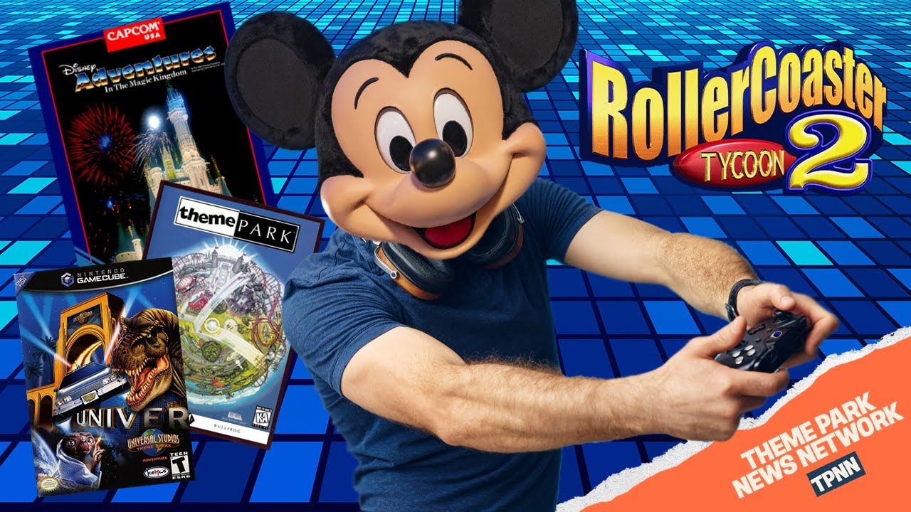 8 Classic Theme Park Games - Featuring Disney, Universal Studios and ...