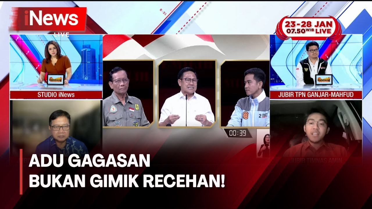 Jubir TKN Bantah Gibran Gimik, Jubir Timnas Amin Terkekeh: Berarti ...