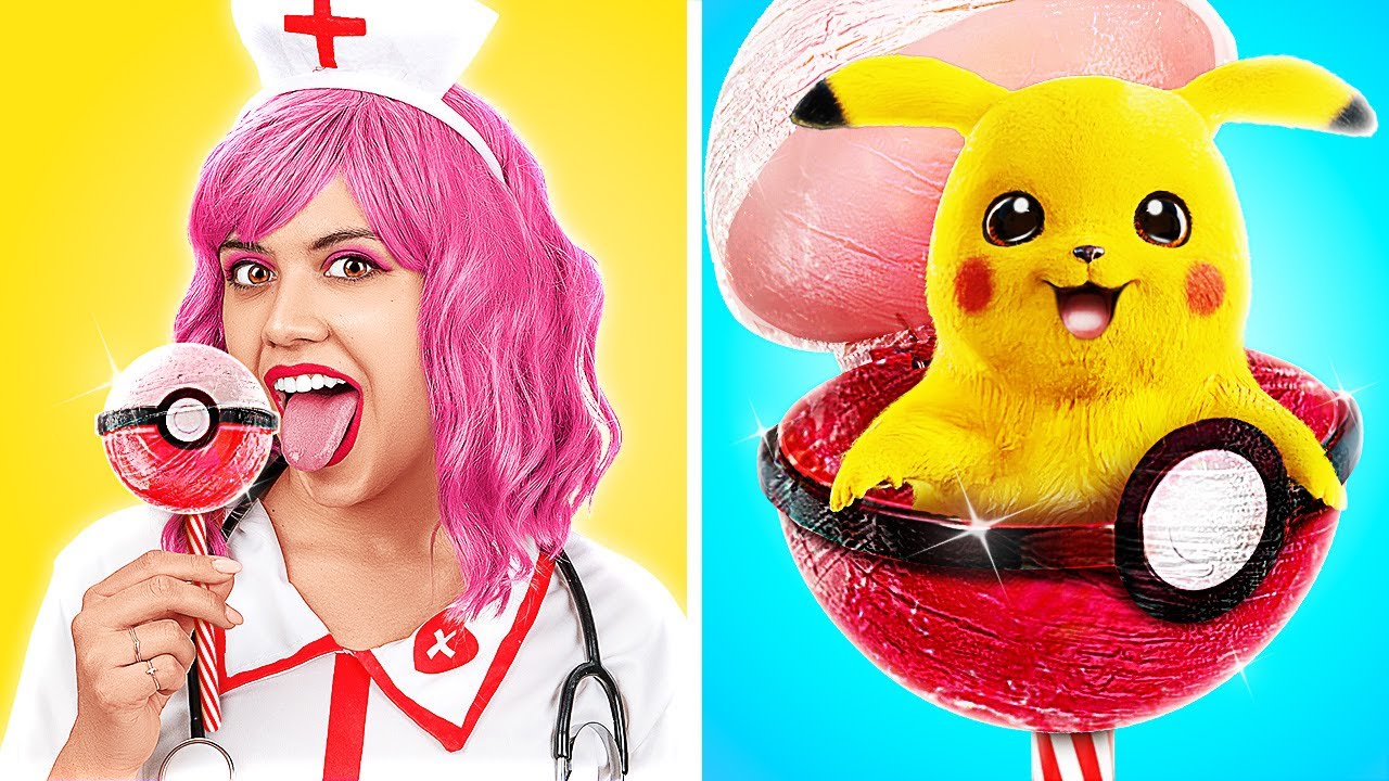 Cómo colar un POKEMON a CLASES || ¡La vida de un Pikachu nerd! Momentos ...