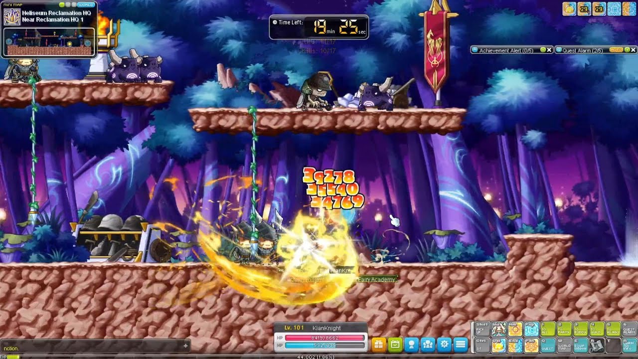 Maplestory Gameplay Part 44 | New Heliseum Quest Part 1 - YouTube