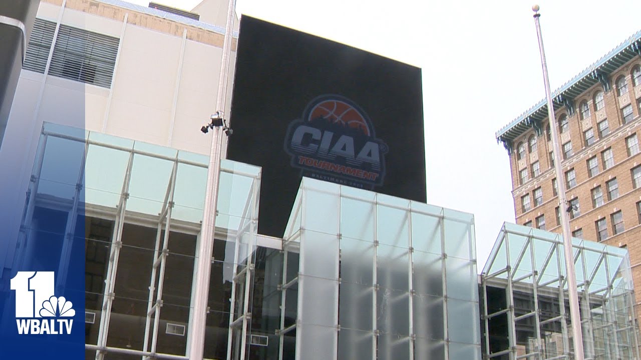CFG Bank Arena welcomes first game of CIAA Tournament - YouTube