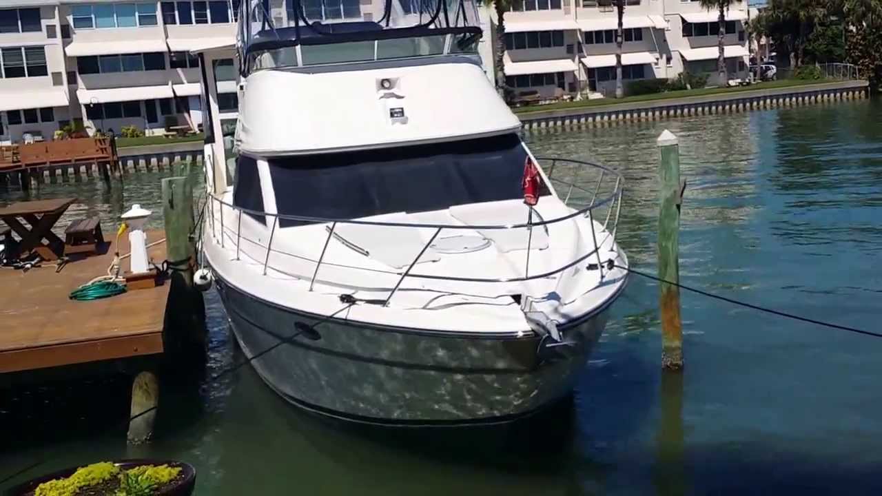 2001 Maxum 4100 SCA Sport Yacht - YouTube