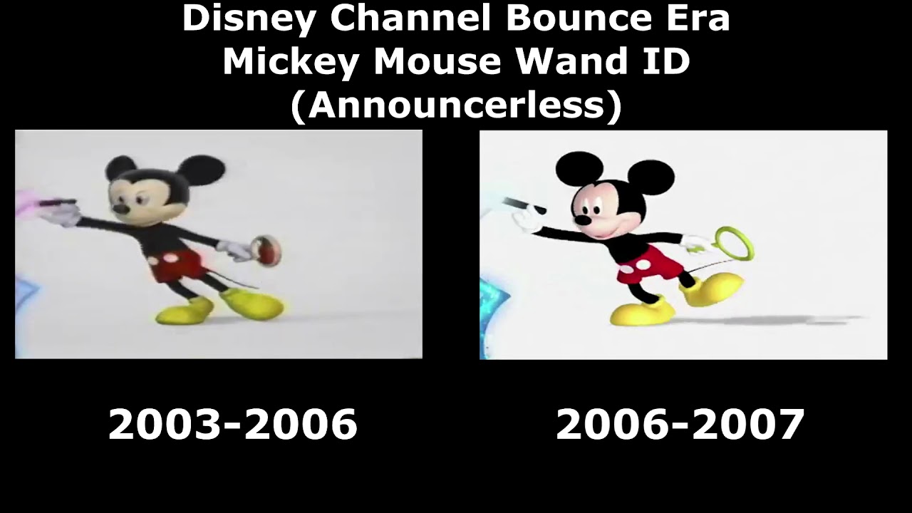 Disney Channel Bounce Era - Mickey Mouse Wand ID Comparison ...