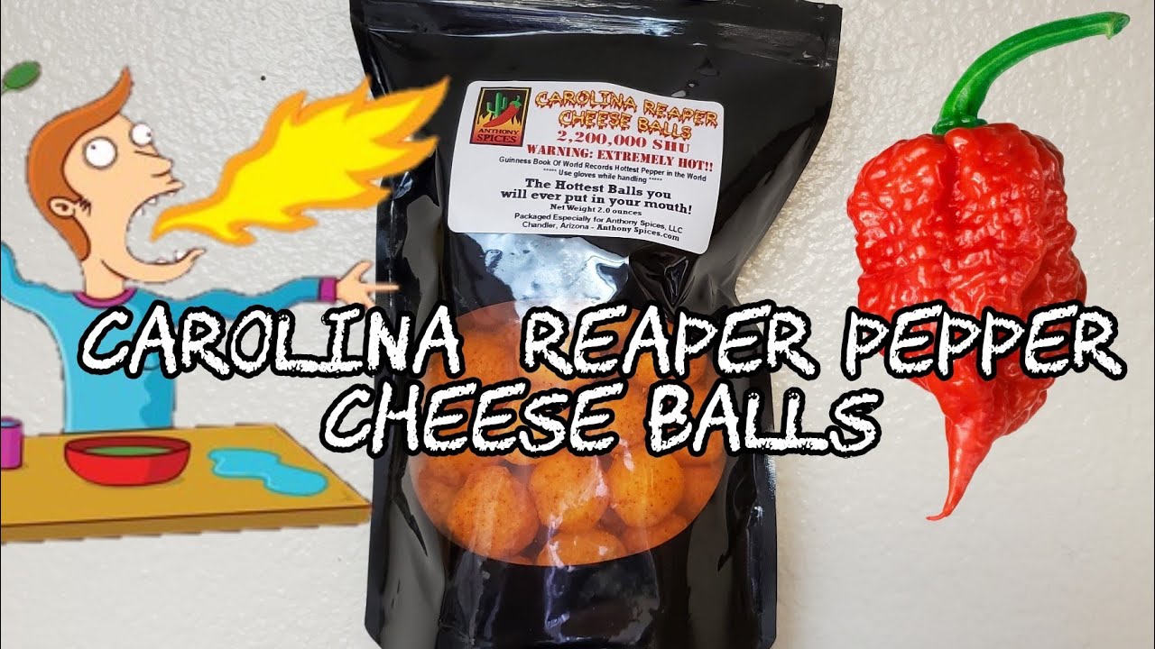 🔥🌶 Carolina Reaper Cheese Balls 🌶 🔥 - YouTube